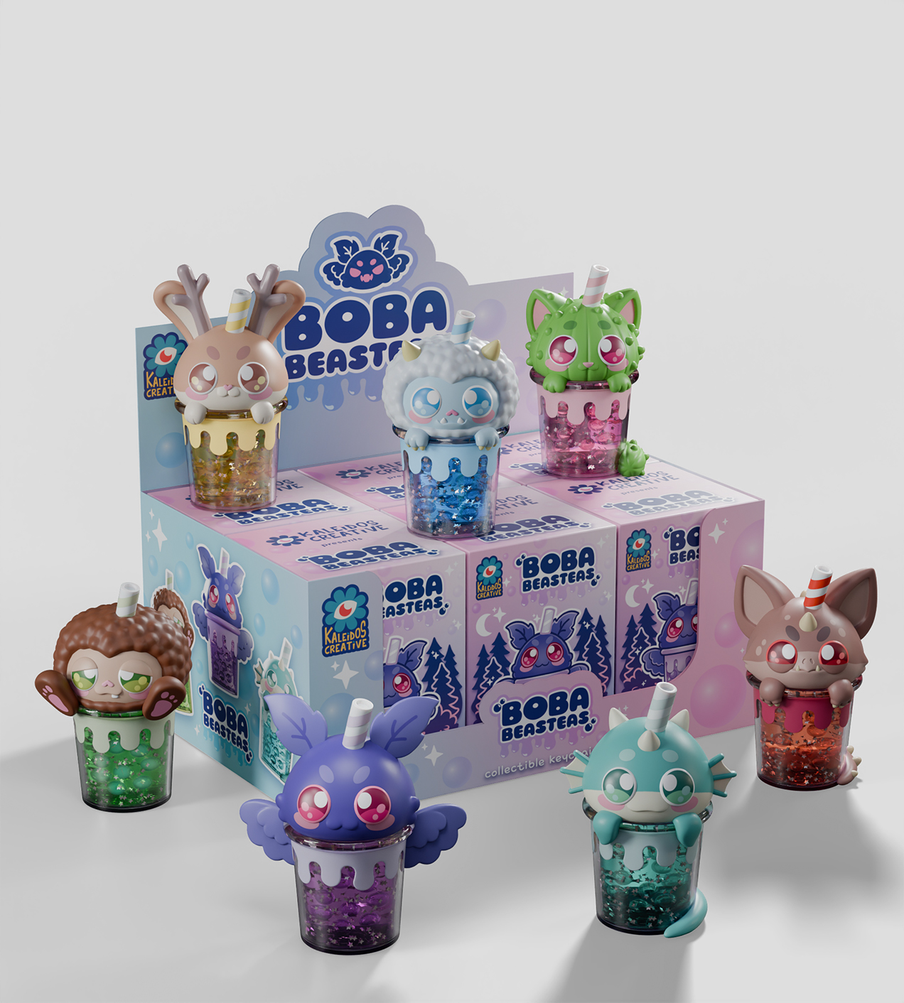 Shop Boba Beasteas Blind Box by Boba Beasteas (#90024) on Kaleidos Creative